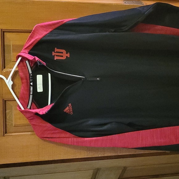 adidas | Shirts | Adidas Long Sleeve Indiana Half Zip Sweatshirt | Poshmark